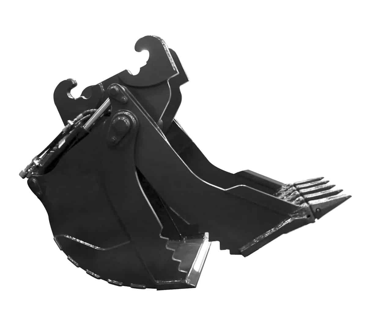 Excavator 4-in-1 Bucket - Dig, Grab, Ditching and Pick